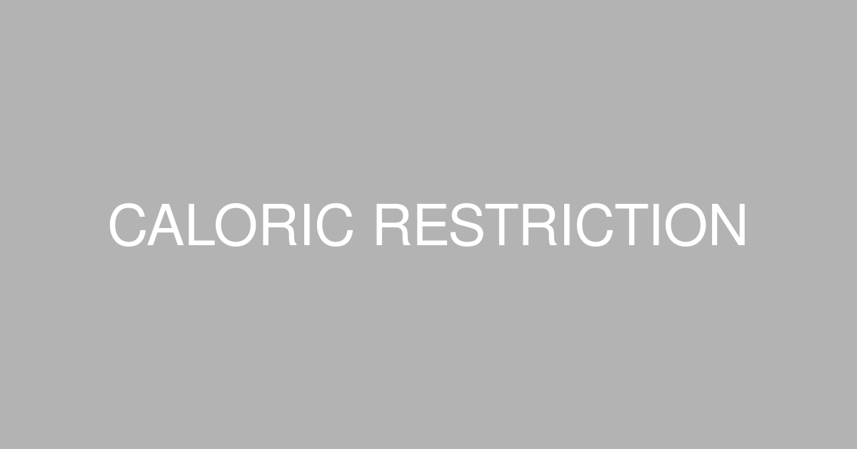 FoundMyFitness Topic - Caloric restriction
